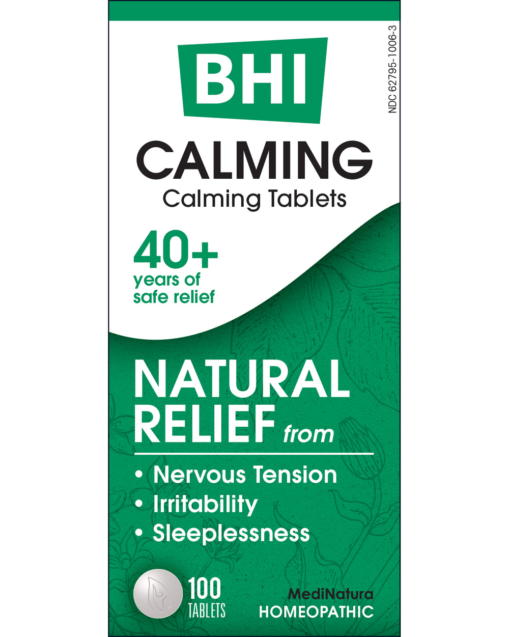 BHI Calming Support - 100 Tablets
