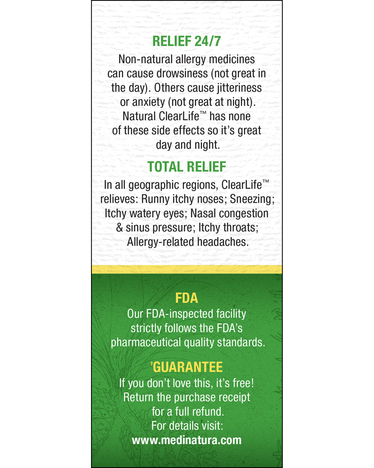 ClearLife Allergy Relief - 60 Tablets