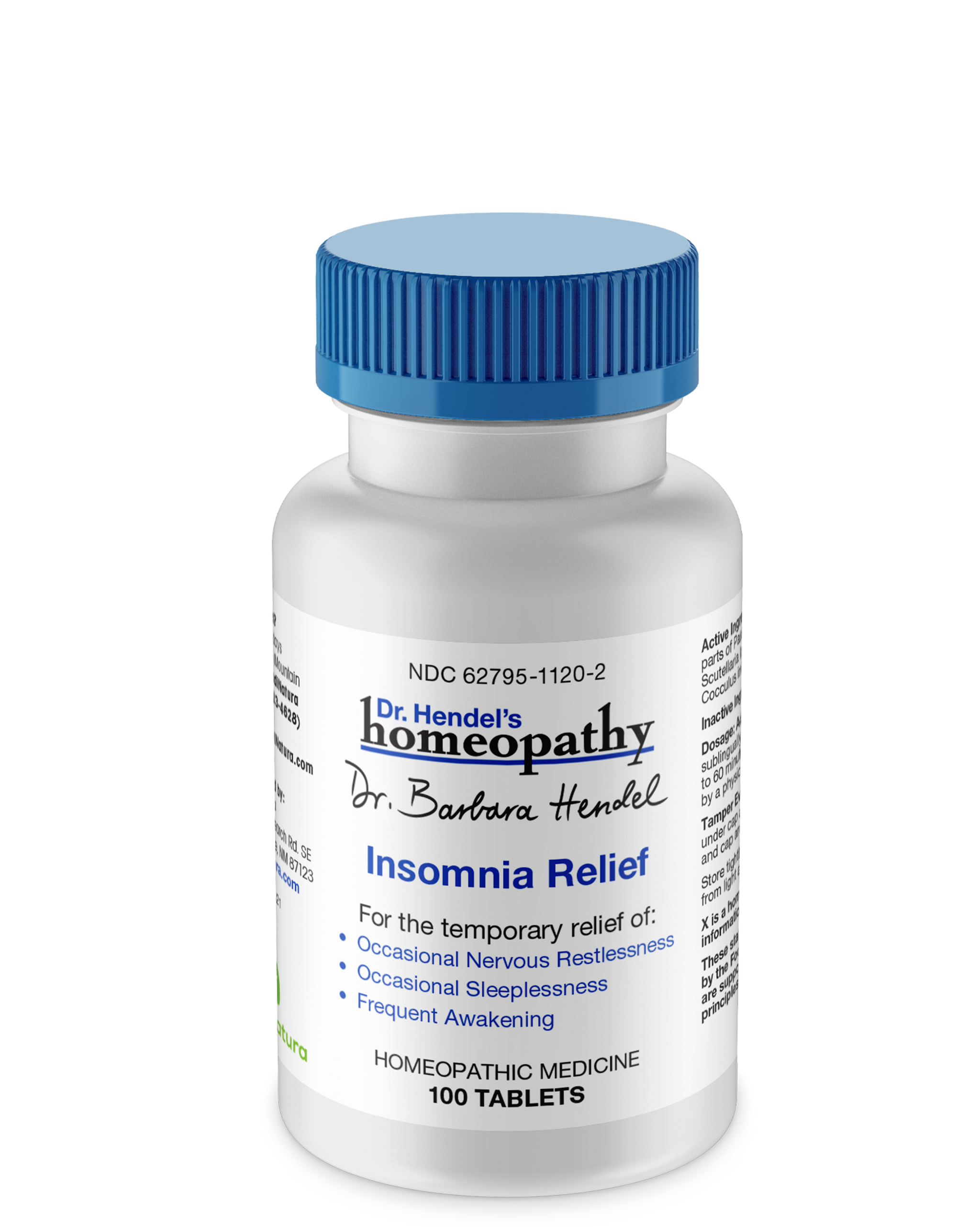 Dr. Barbara Hendel Insomnia Relief - 100 Tablets