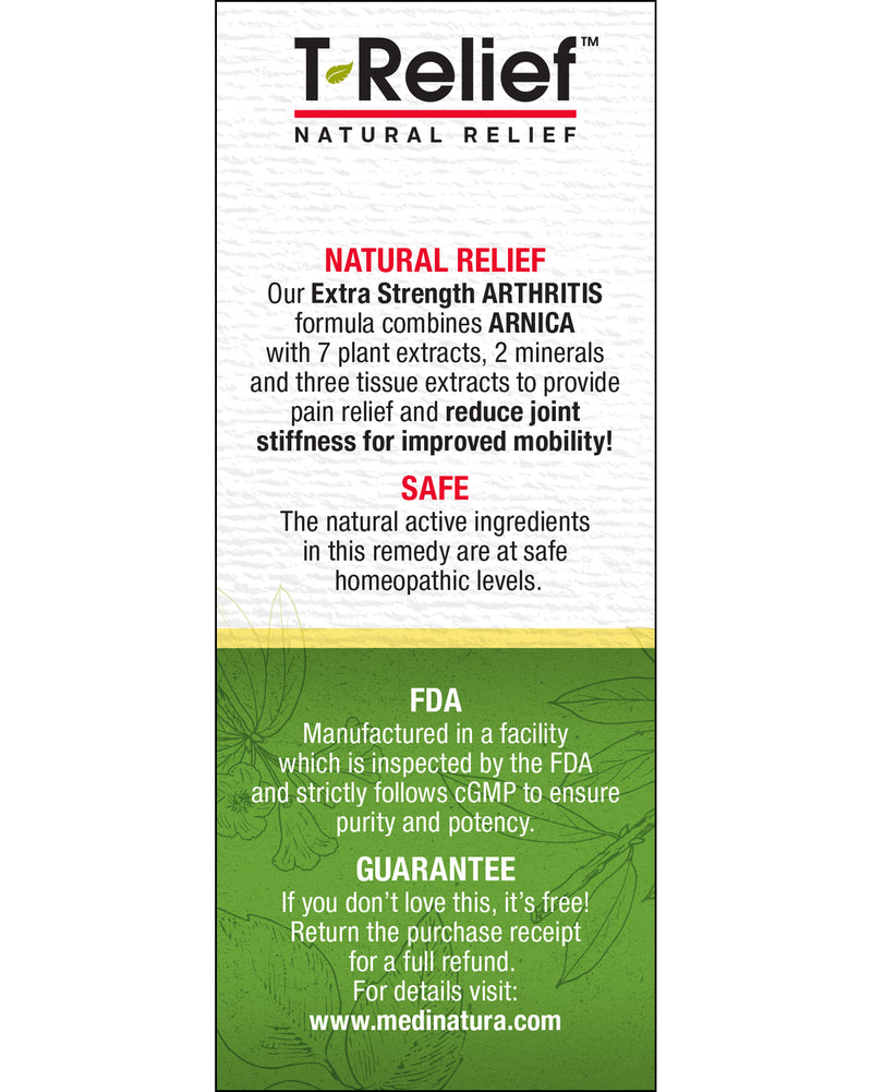 T-Relief Arthritis Extra Strength - 100 Tablets