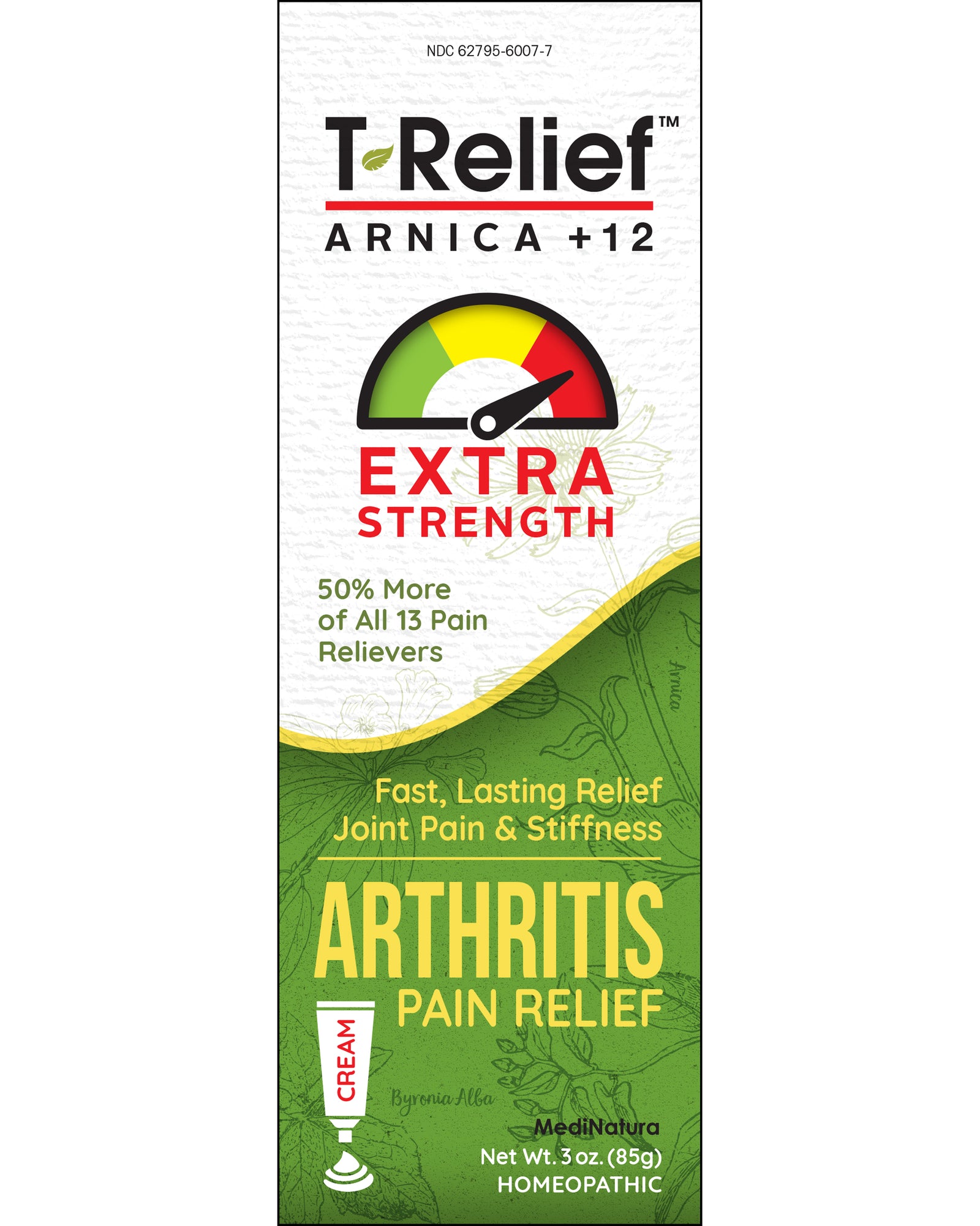 T-Relief Arthritis Extra Strength Cream 3oz