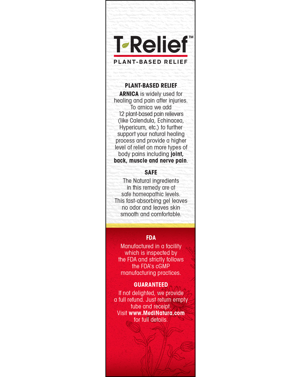 T-Relief Extra Strength Pain - 3oz Gel