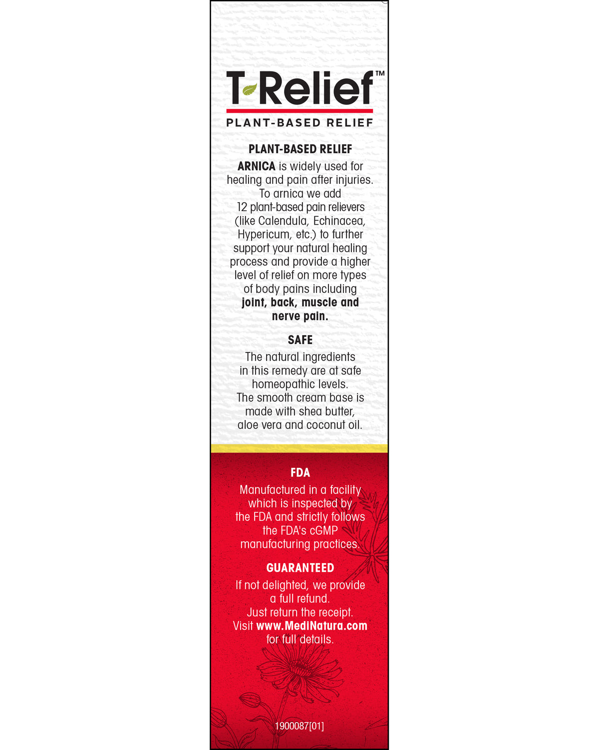 T-Relief Extra Strength Pain - 3oz Cream