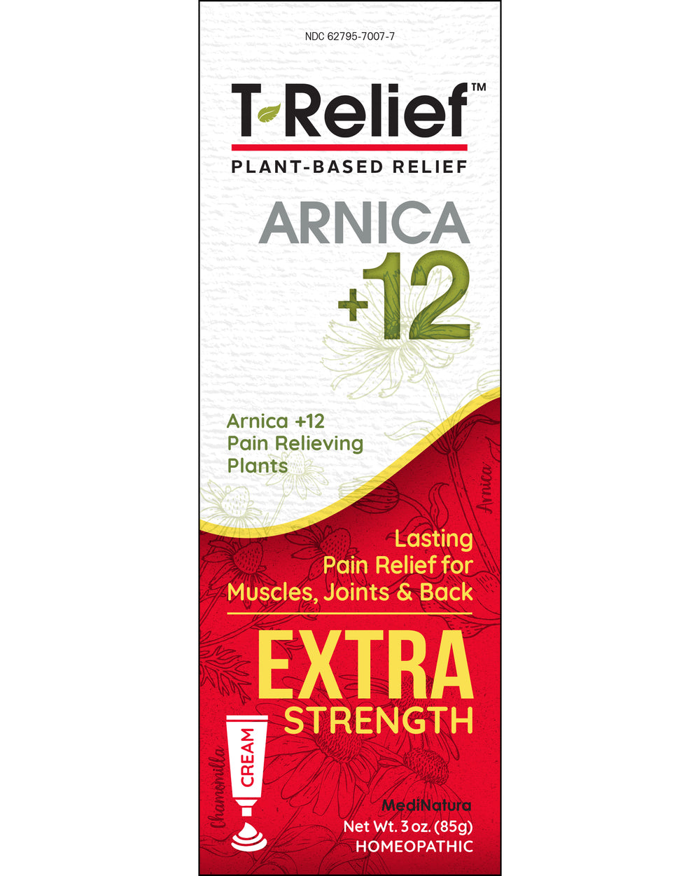T-Relief Extra Strength Pain - 3oz Cream