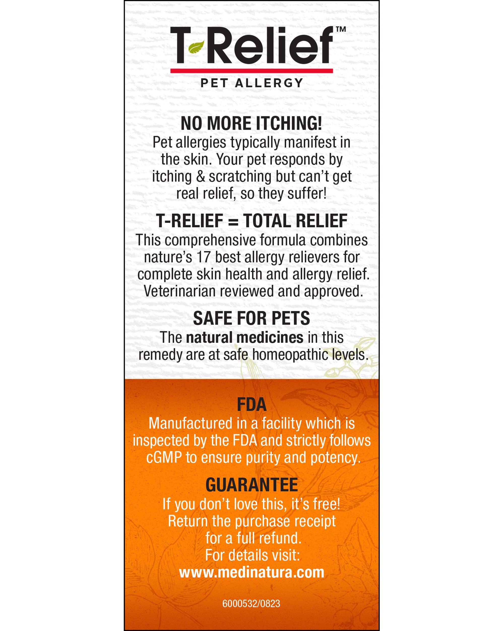 T-Relief Pet Allergy Tablets 90ct