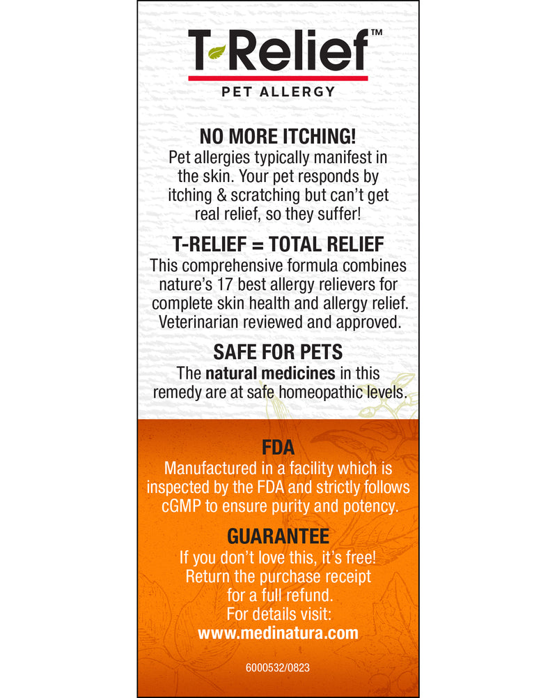 T-Relief Pet Allergy Tablets 90ct