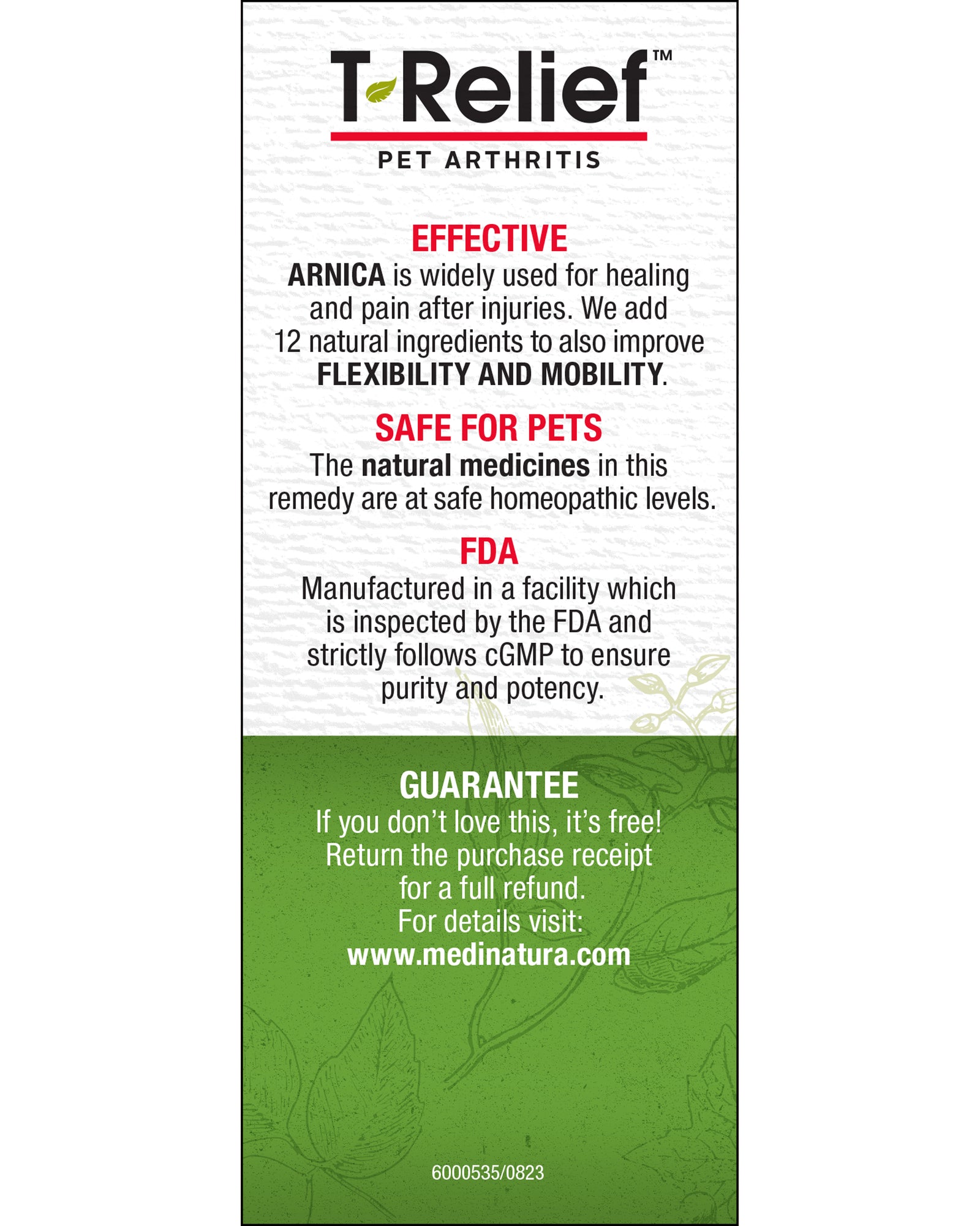 T-Relief Pet Arthritis Pain - 90 Tablets
