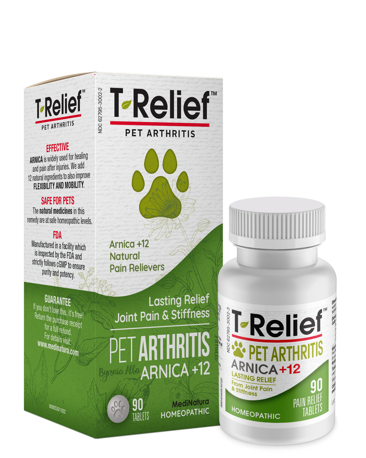 T-Relief Pet Arthritis Pain - 90 Tablets