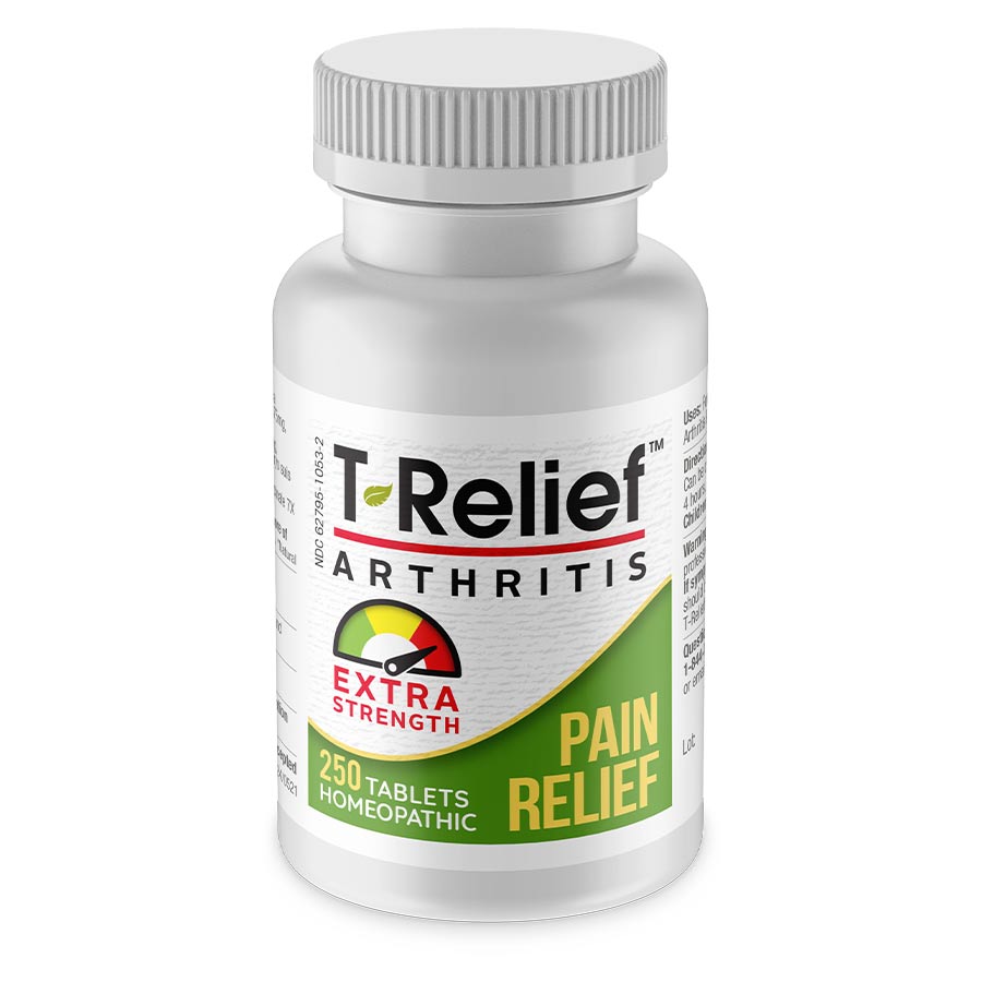 New T-Relief Extra Strength ARTHRITIS Pain Relief - 250 Tablets